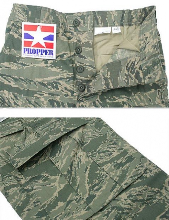 US Airforce Abu Nyco USAF Digital Tiger Stripe Army Trousers Pants 32L ...