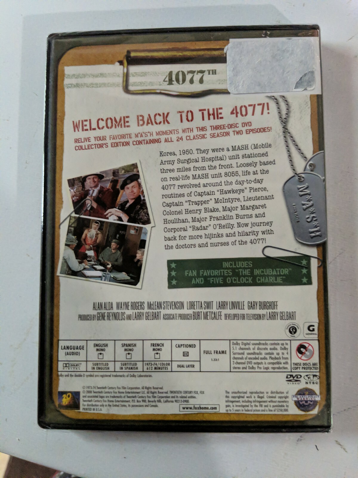 MASH - Season 2 (DVD, 2008, 3-Disc Set) 24543529958| eBay