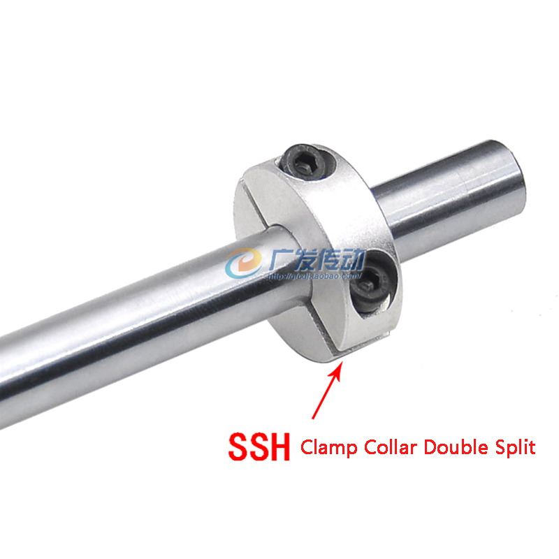 Shaft Collar DOUBLE Split With Screws Clamp Collars Aluminum Alloy Bore ...