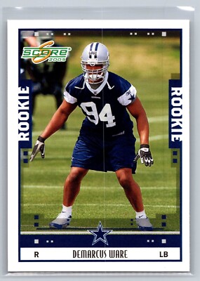 2005 score football demarcus ware rookie card #341 | eBay