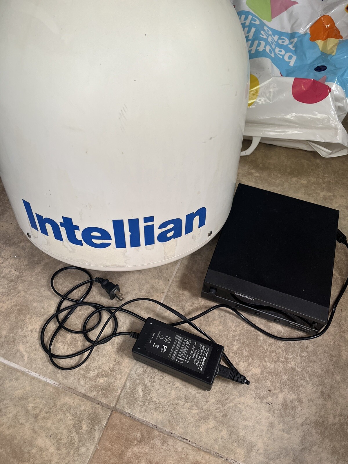 Intellian satellite antenna With Control Unit | eBay