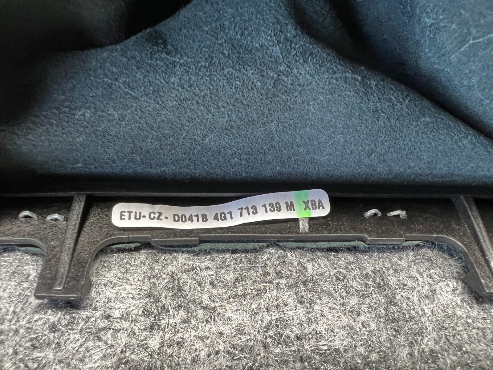 LEATHER SHIFTER KNOB BOOT ASSEMBLY BLACK COLOR 54K 12-15 AUDI A6 A7 S6 ...