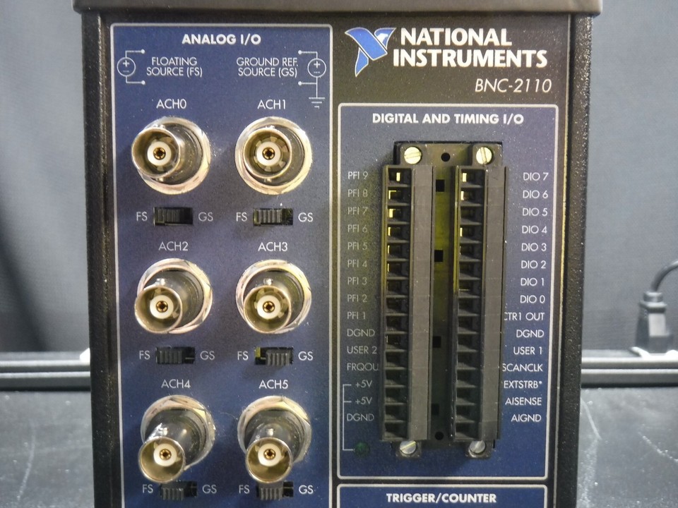 National Instruments BNC-2110 Terminal Block With Type SH686B 182419B ...
