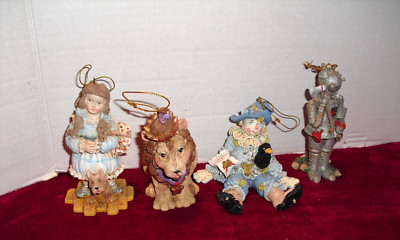 Smithsonian Vintage Wizard of Oz Ornaments Set of 4 Christmas Holiday ...