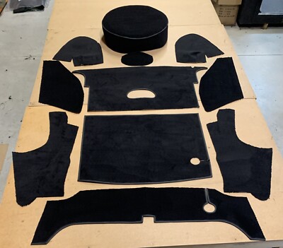 MGB Roadster Full Carpet Boot Set Black 1963 to 1980 | eBay UK