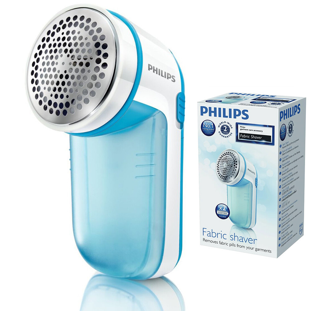 NEW Philips Lint Pill Remover Battery Operated Fabric Shaver Remove ...