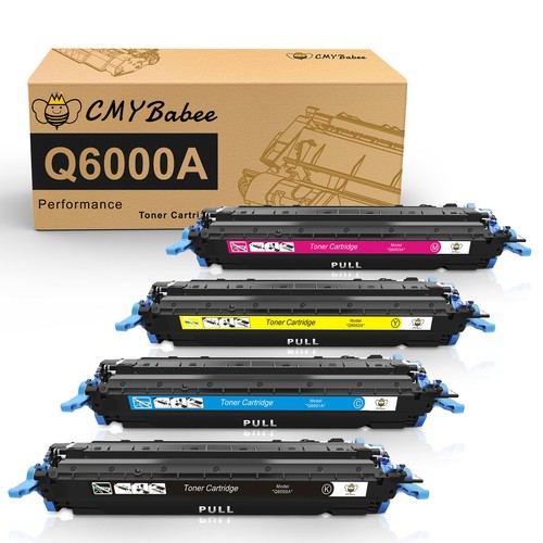 4 124A Q6000A Toner for HP Color LaserJet 1600 2600n 2605dn 2605 CM1015 ...