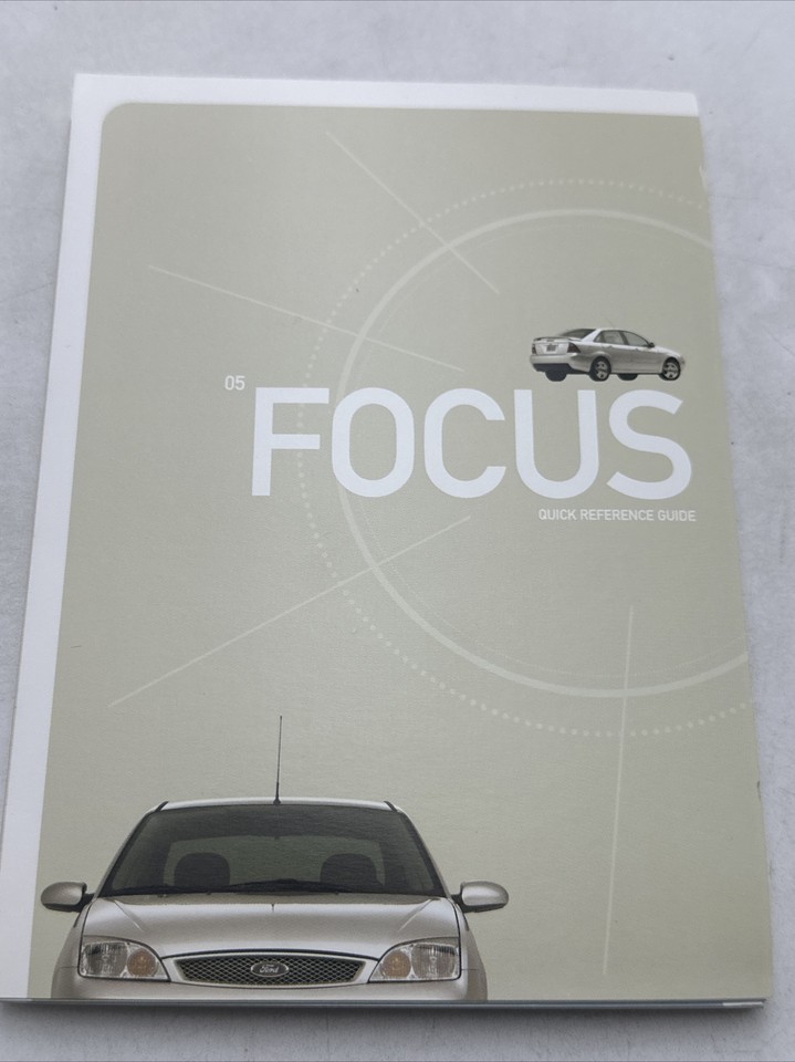 2005 Ford Focus Owners Manual Guide | eBay