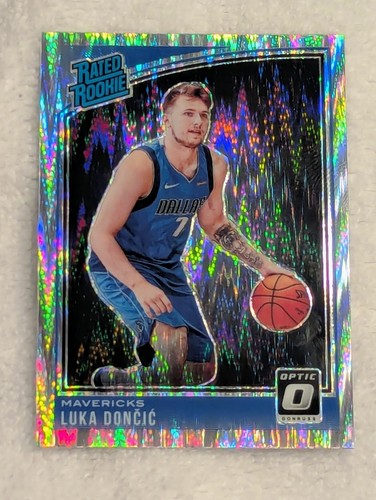 2018-19 Donruss Optic ⚡SHoCK⚡Luka Doncic Prizm Rated RC #177 🔥Rookie🔥 ...