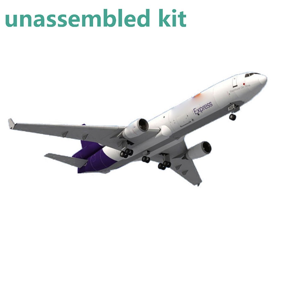 1:100 Scale Fedex MD-11 Air Plane Model 3D Paper Unassembled Kit ...