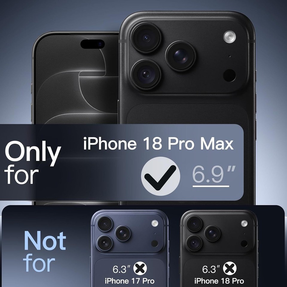 Black Matte Case for iPhone 18 Pro Max, Sleek | eBay UK