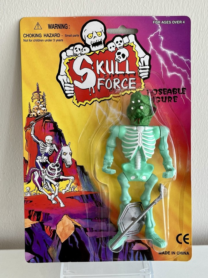 SKULL FORCE Lot Of 6 Figures MOC Tung Sing Toys Vintage Underworld Warriors | eBay