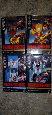 4 NEW MINT TRANSFORMERS AGE OF THE PRIMES JALOPY,SURESHOT, WHEELJACK ...