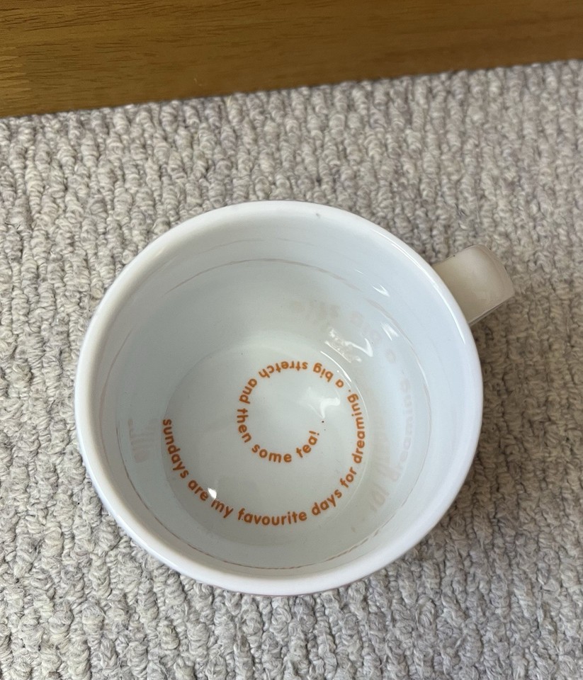 Momiji Mug ‘Sundays Are My Favourite Days…’ | eBay UK