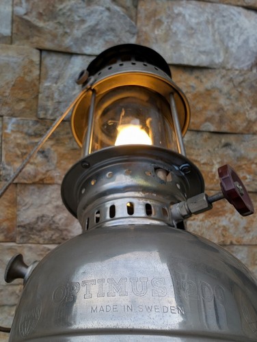 OPTIMUS 200 Sweden 1940s Est. Kerosene Paraffin Pressure Lantern Lamp ...