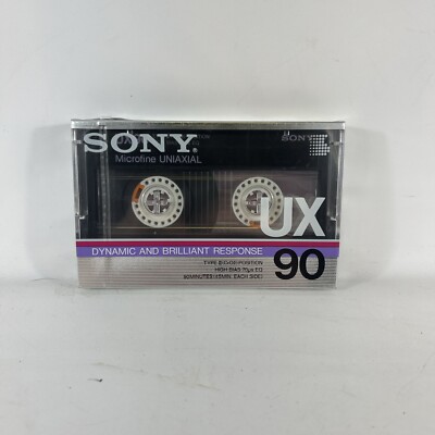 Sony UX 90 Cassette Tape Type II CrO2 NEW SEALED VINTAGE | eBay