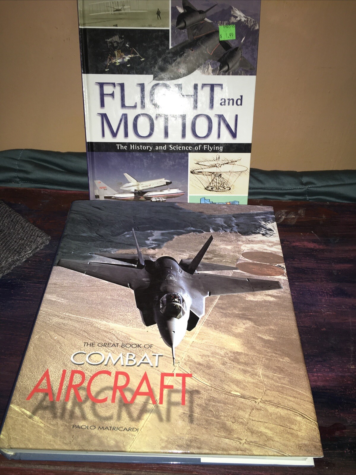 BOOK LOT The Great Book of Combat Aircraft Paolo Matricardi+History Of ...