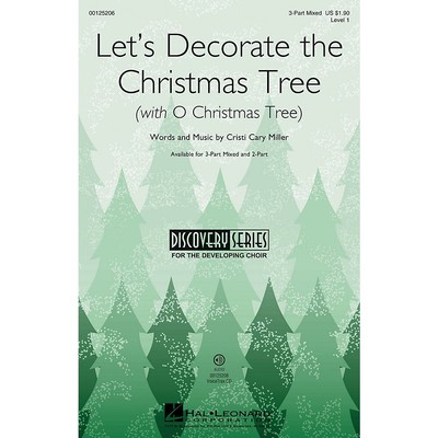 Let's Decorate the Christmas Tree VoiceTrax CD Composed by Cristi Cary ...