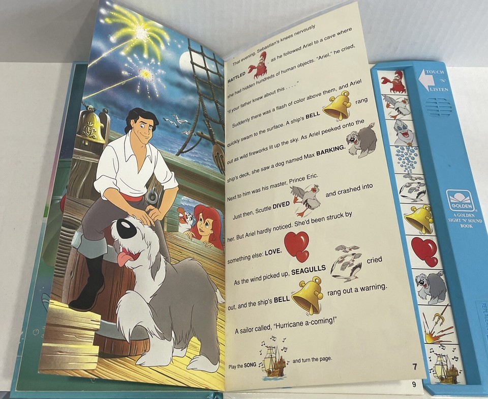Disney Golden Story The Little Mermaid Sight N' Sound Electronic ...