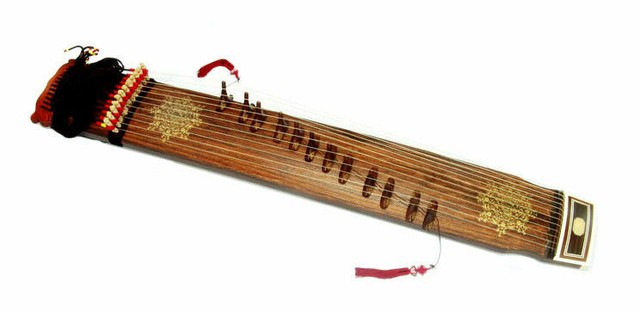 GAYAGEUM 12 STRINGS KOREAN TRADITIONAL ZITHER KAYAGEUM _ GOLDEN DSP | eBay
