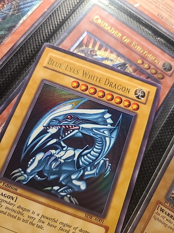 Yugioh Card Blue-Eyes White Dragon SDK-A001 1st Edition | eBay