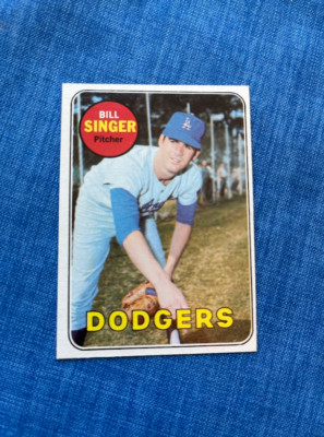 DCC: 1969 Topps Bill Singer Los Angeles Dodgers #575 NM-MT+ | eBay