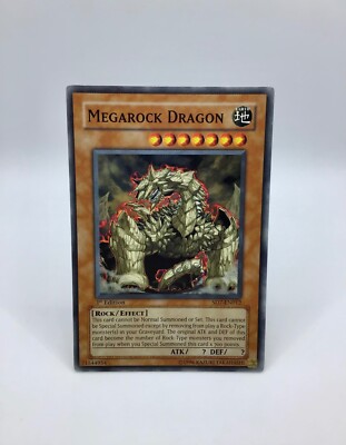 Yu-Gi-Oh! Megarock Dragon SD7-EN012, Common, 1st Edition, NM | eBay