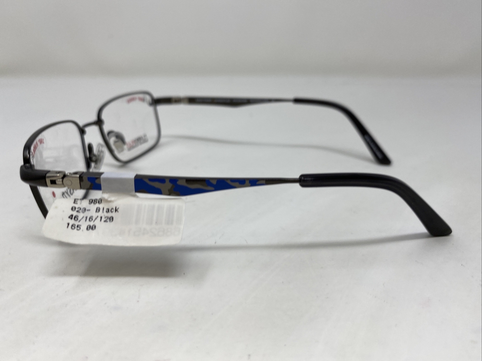 EasyTwist Mod. ET 980 20 46-16-120 Black 360 Hinge Eyeglasses Frame ...