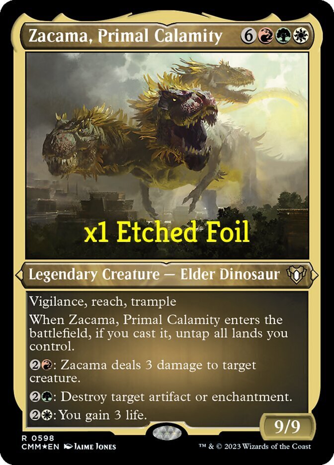 MTG Commander Masters CMM Zacama, Primal Calamity MINT (SELECT) | eBay