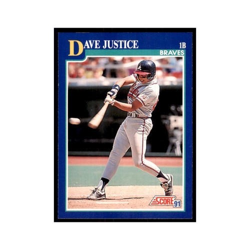 1991 Score David Justice Baseball Cards #55 | eBay