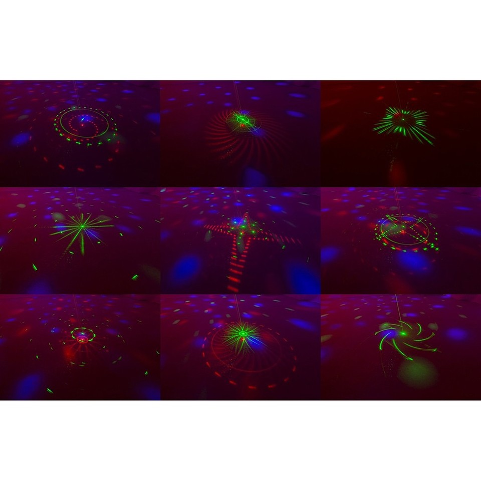 MAX DJ10 Jelly Moon Light - Red/Green Laser Disco Party Stage Effect ...