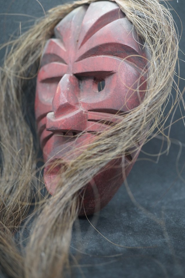215# Antique, Sacred, False Face Iroquois Mask – Ritually Used | eBay