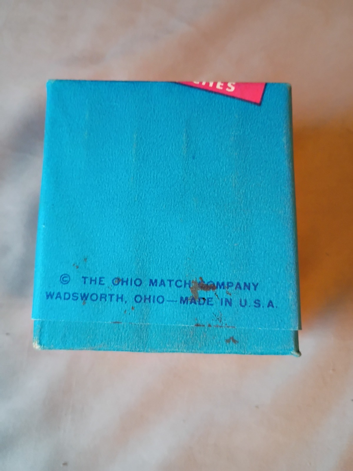 NOS NEW 10 Pack Ohio Safety Matches Fancy Box Wadsworth VTG Matchbox ...