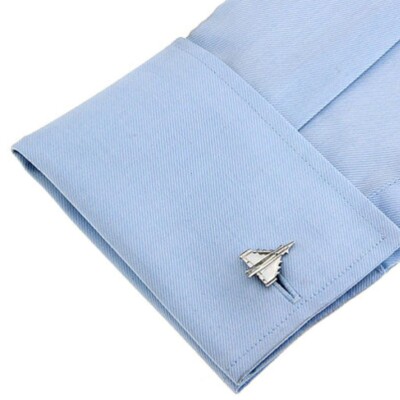 FIGHTER PLANE CUFFLINKS Military Jet Airplane Aircraft Air Force NEW w ...