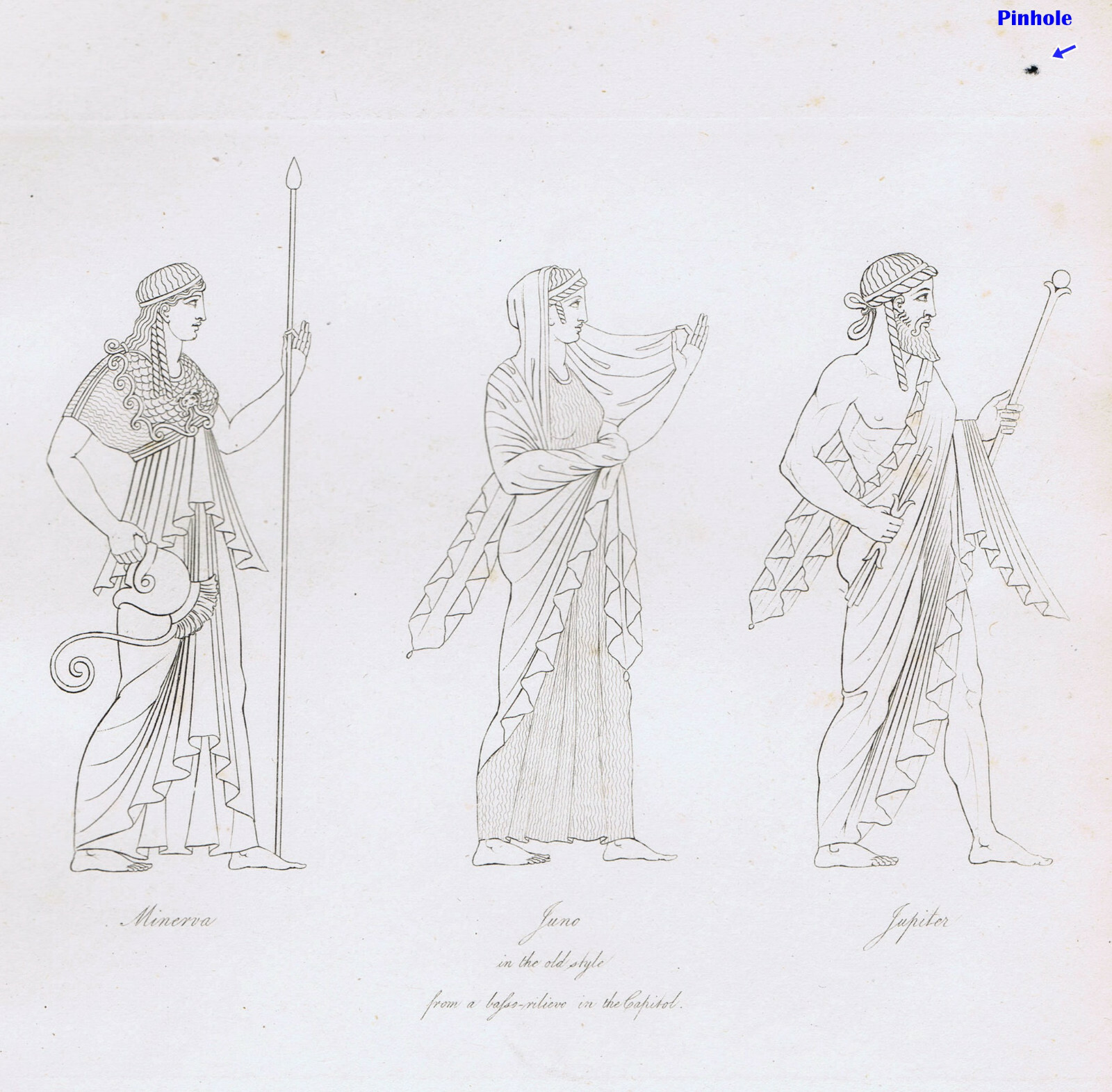 Roman God Jupiter Drawing