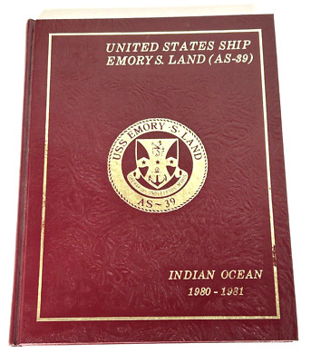 1980-81 USS Emory S. Land AS-39 Cruise Book | eBay