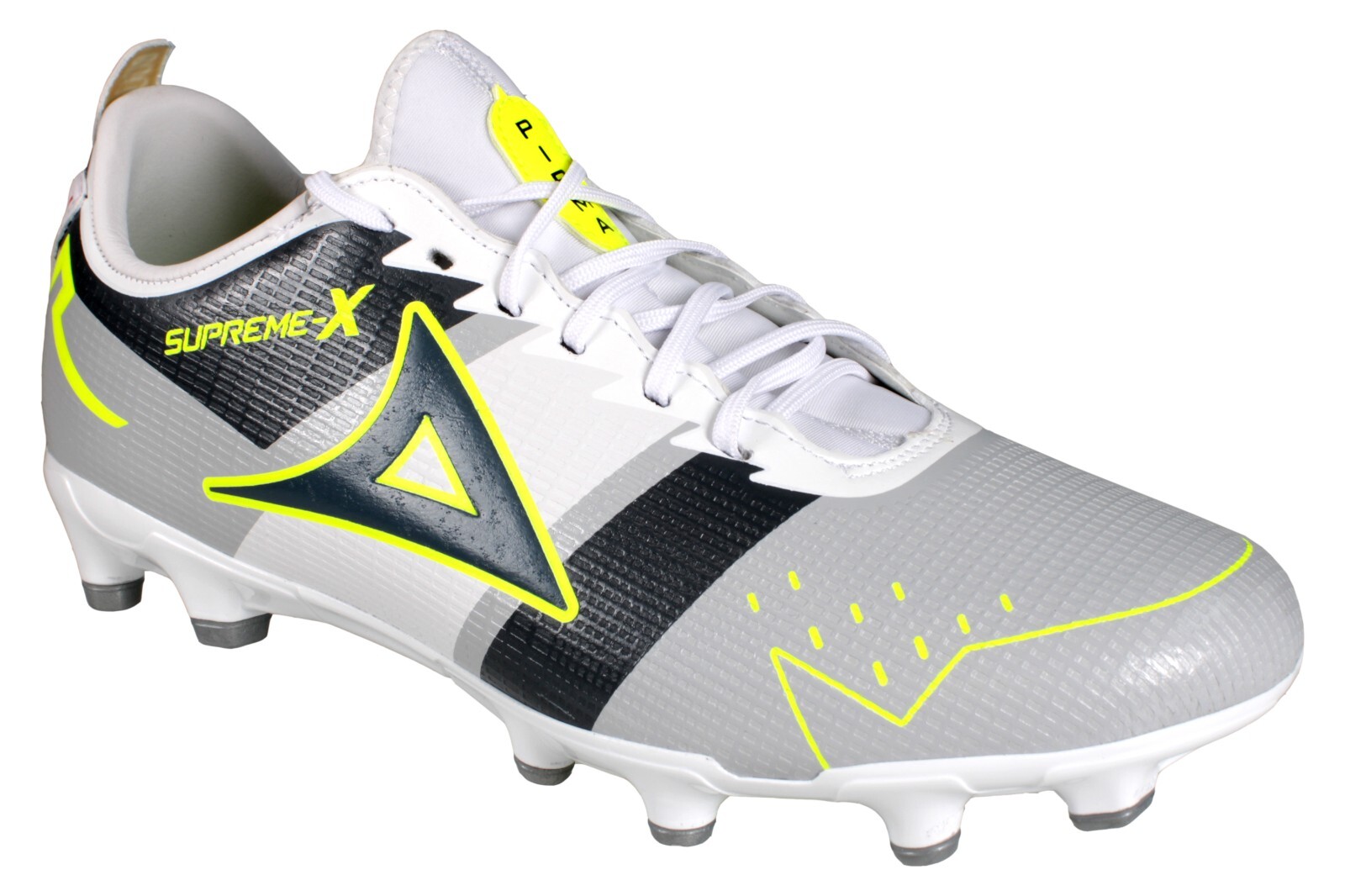 Men's Soccer Cleats Supreme X FG Pirma Color White/Silver | eBay