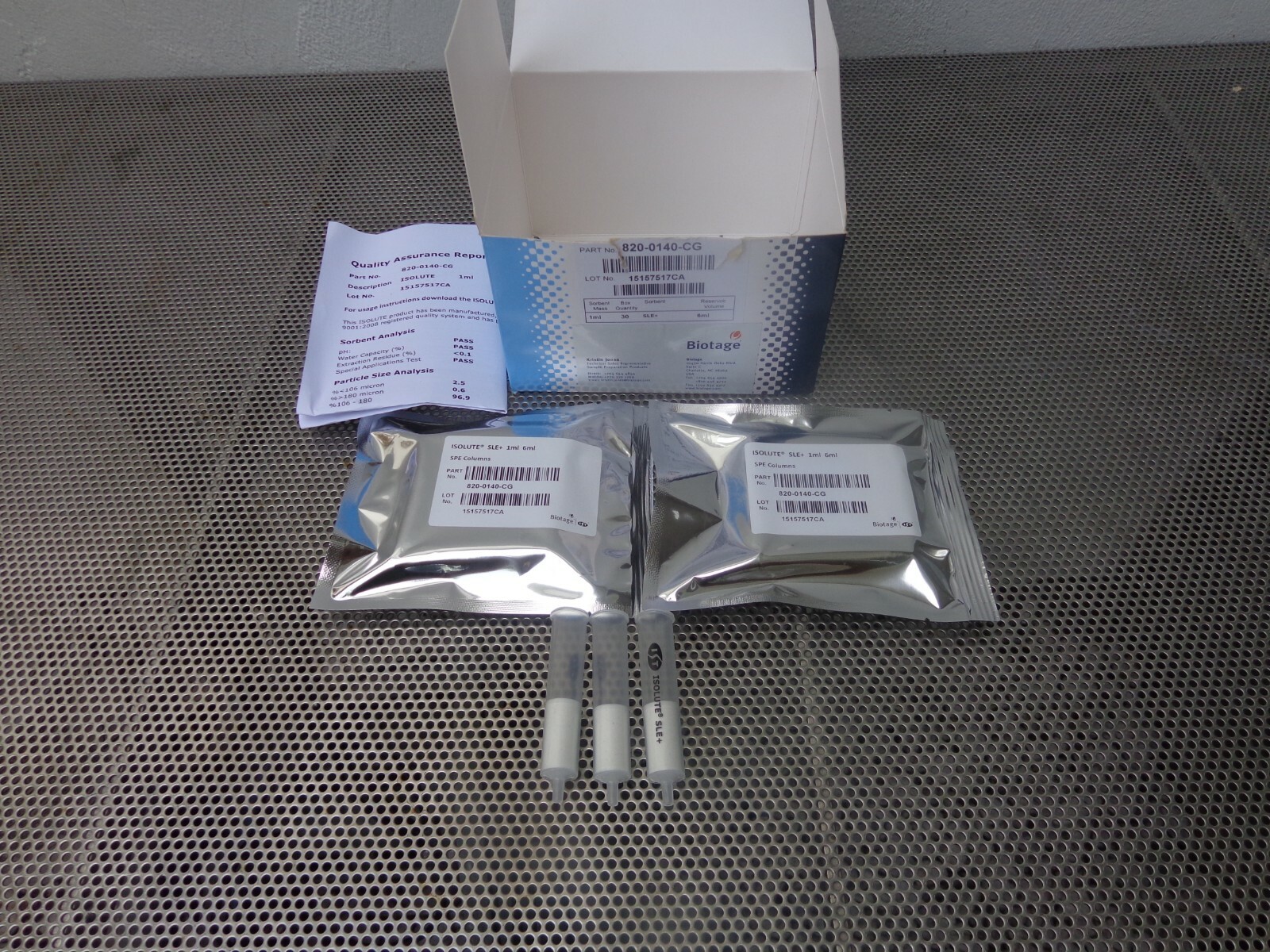 NEW 820-0140-CG ISOLUTE SLE+ 1 mL 6 mL SPE Columns Biotage | eBay