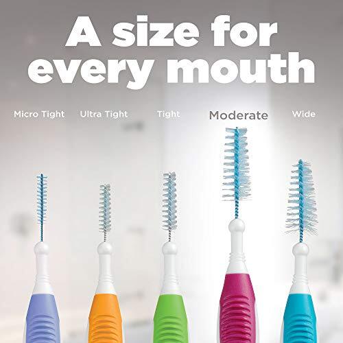 GUM Proxabrush Go-Betweens - Moderate - Interdental Brushes - Soft ...