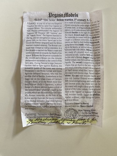 Pegaso Models 54mm "Elite Series" Briton Warrior 1st Cent. AD Metal ...