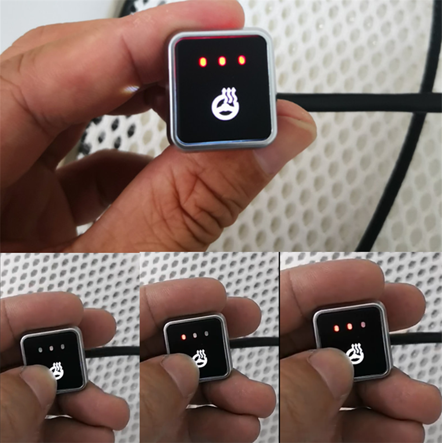 12V Car Steering Wheel Heater Kit Carbon Fiber Heated Accessory W/3 ...