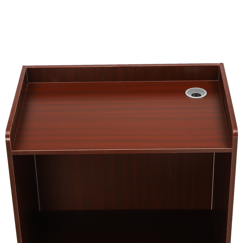 Rolling MDF Wood Podium Church Pulpit School Lectern Conference Debate ...