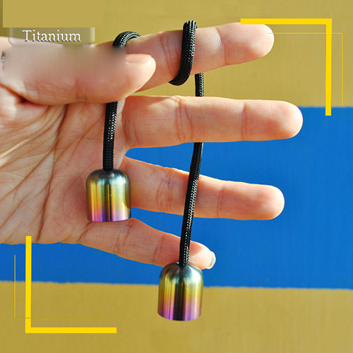 Titanium alloy Begleri Fidget Toy Worry Beads Finger Skill Paracord ...