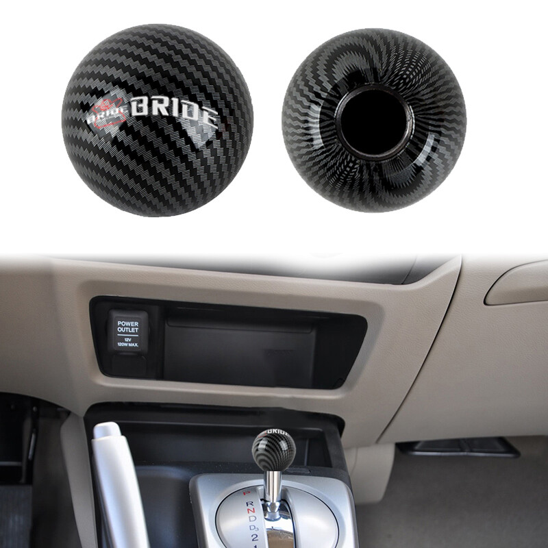 BRIDE Aluminum Carbon Fiber Ball Shift Knob Manual Car Racing Gear ...