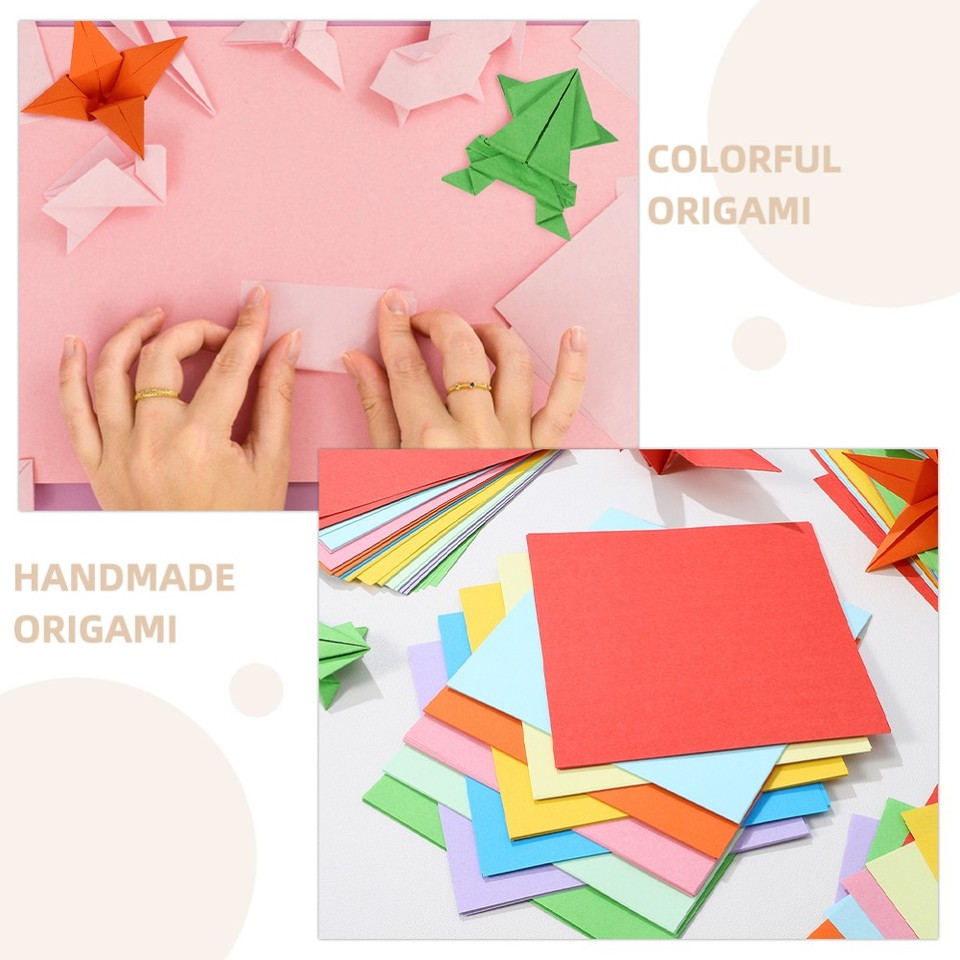 200pcs Colorful Diy Origami Paper Square Folding Paper For Kids' Crafts ...