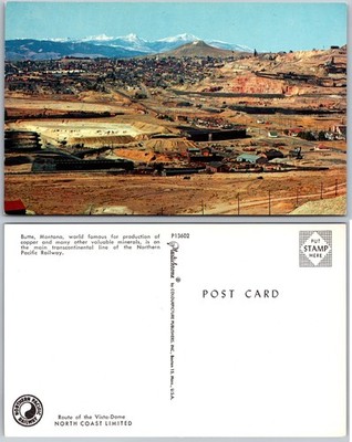 Butte Montana Copper Mine Landscape Postcard | eBay