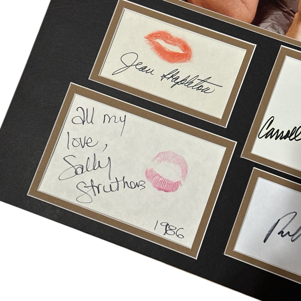 All In The Family Autograph Index Card & Photo Display! Signed x4! Rob ...