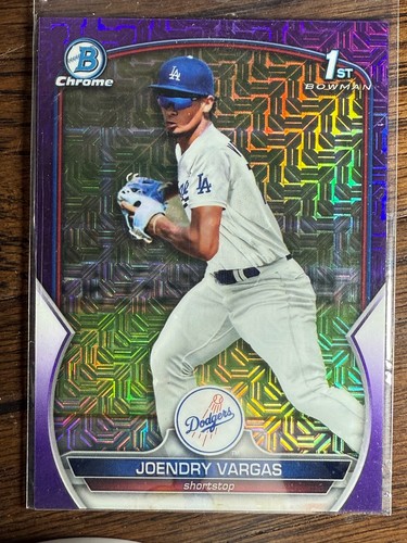 2023 Bowman Chrome Joendry Vargas #BCP-218 P. Mojo /299 (RC)- READ ...