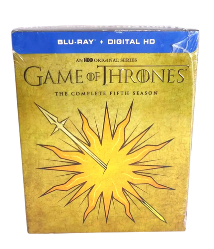 Game of Thrones Complete Fifth Season Martell Cover Blu Ray Digital HD ...