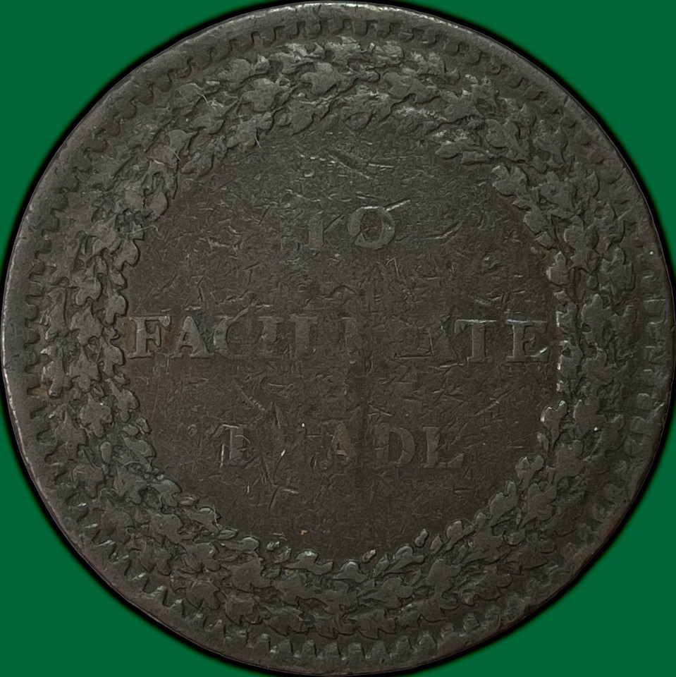 1811 Staffordshire One Penny Token Conder Very Fine VF Coin #33782 | eBay